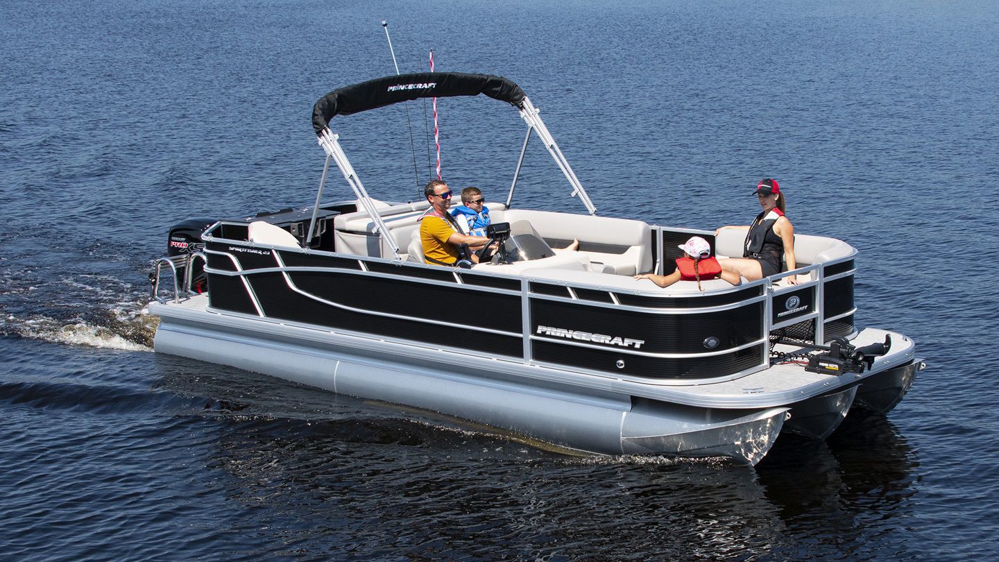 Pontoon boat com motor de popa - SPORTFISHER 23-2RS - Bateaux ...