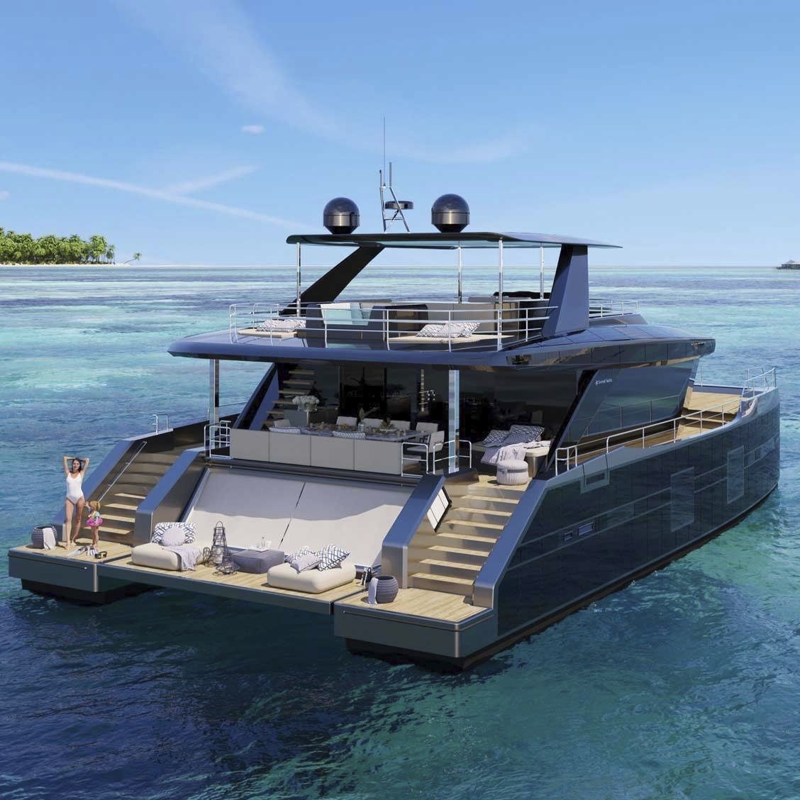 Iate a motor catamarã - SUPREME 70 POWER - Sunreef Yachts - de cruzeiro ...