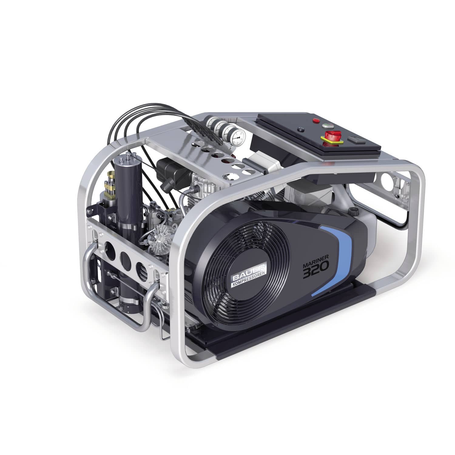 Compressor para mergulho - MARINER 320 - BAUER KOMPRESSOREN GmbH - móvel