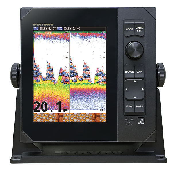 Sonar de pesca para barco - FCV-800 - Furuno - em cores / CHIRP