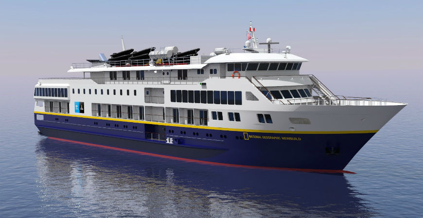 Navio de cruzeiro - S-189 NATIONAL GEOGRAPHIC VENTURE - Nichols