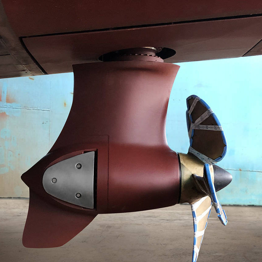 Propulsor azimutal - SRE series - Schottel - para navio / elétrico