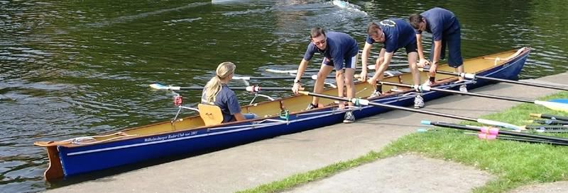Barco de remo de turismo - C3x+ - Baumgarten Bootsbau - three skiff