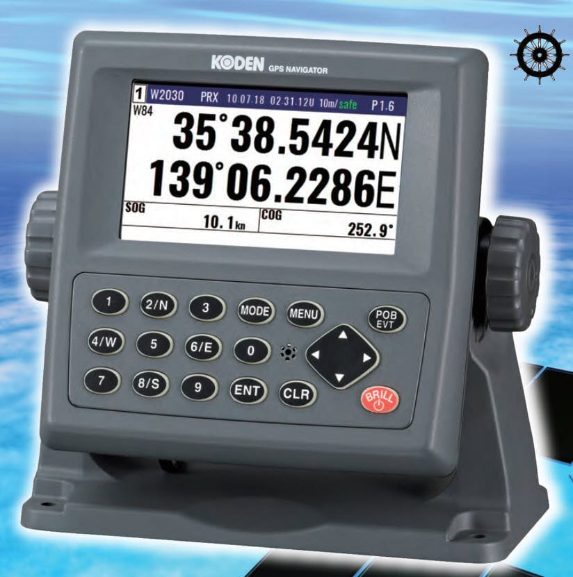 GPS - KGP-922 - Koden electronics - DGPS / para navio / em cores