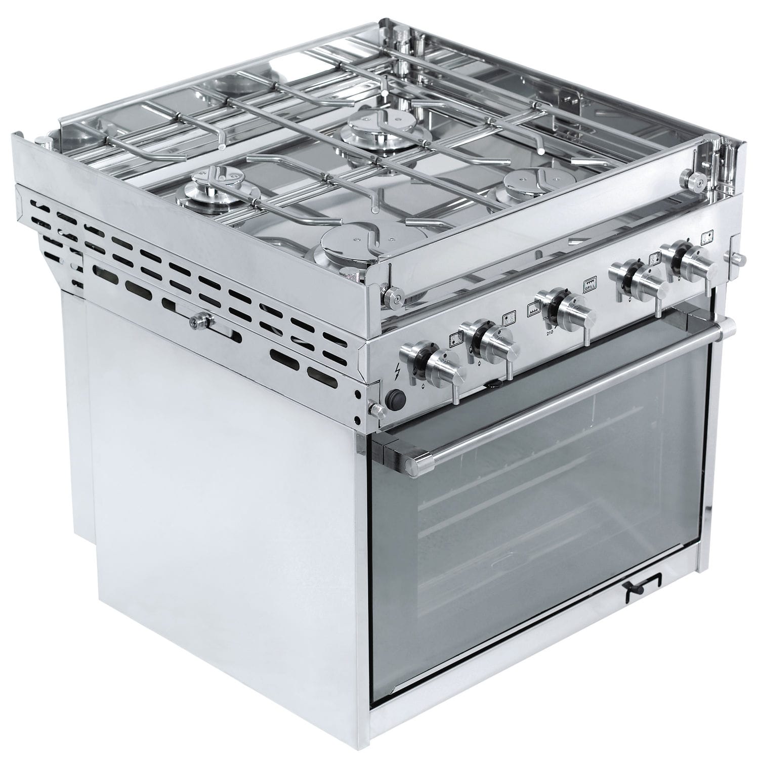 Fogão com forno para barco - TOP4 - Techimpex - a gás / 4 bocas / com grill