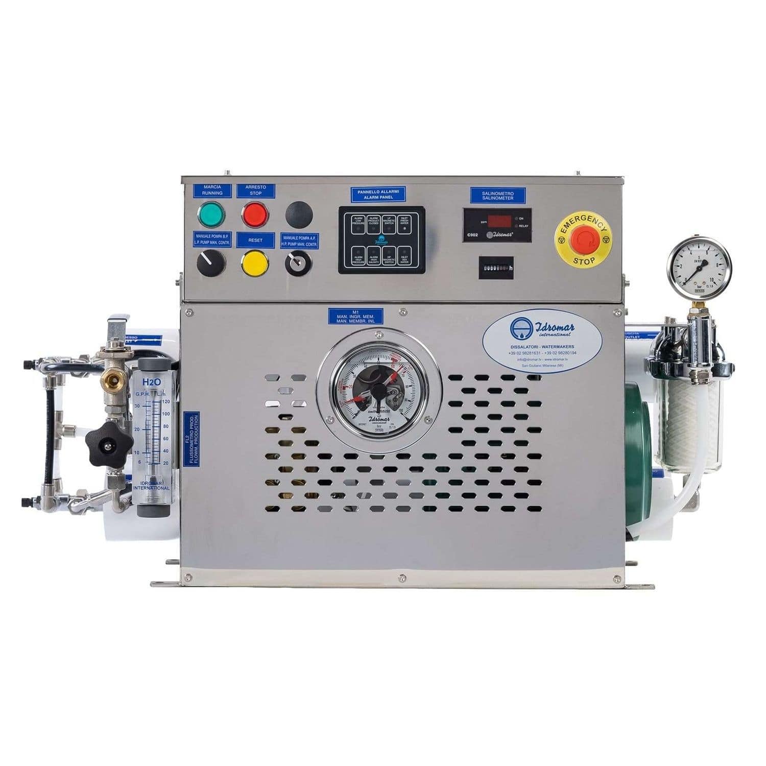 Dessalinizador para barco - Super Mini - Idromar - por osmose reversa ...