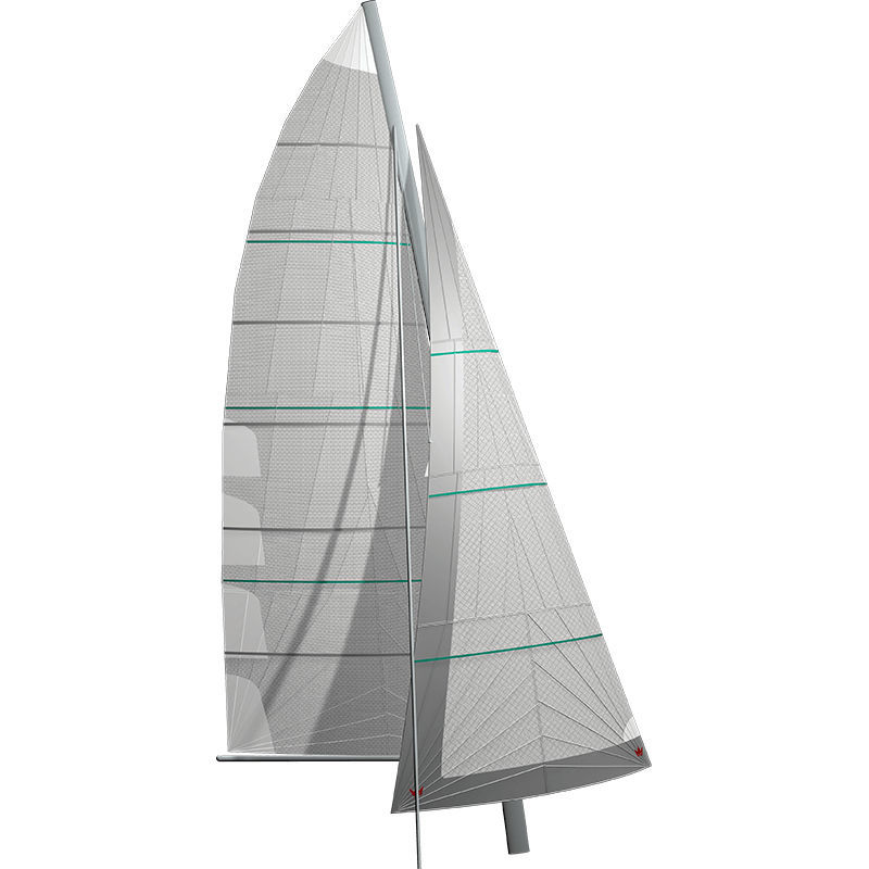 Vela mestra - KOONAA - ELVSTRØM SAILS - genoa enrolável / para ...