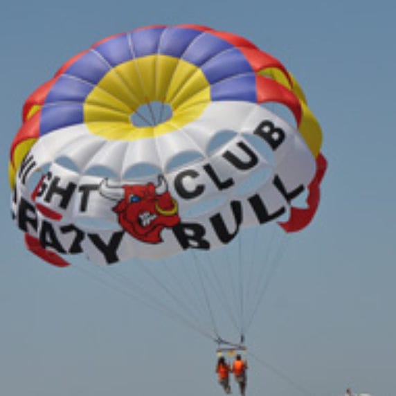 Parasail para ventos fortes - Flora - Pegasus Parasails - de 1-2 lugares