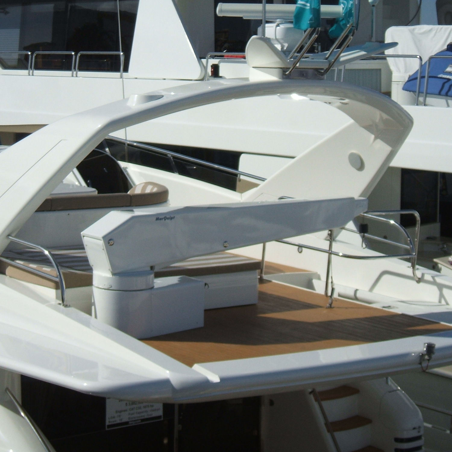 Turco para barco - MARQ 15 - Mar Quipt - hidráulico / pivotante ...