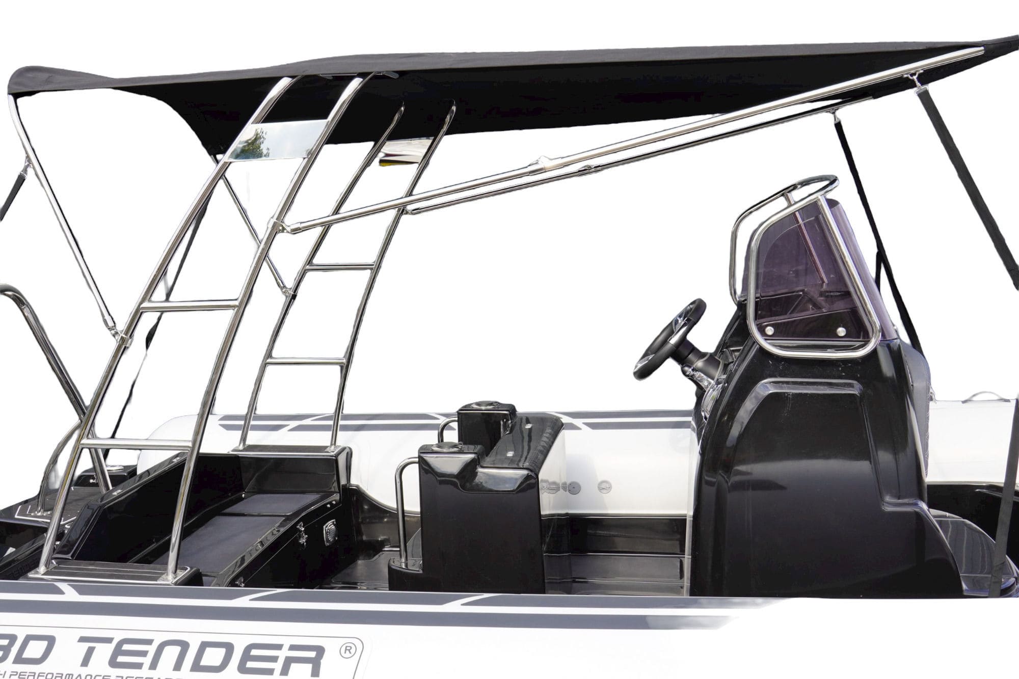 Roll-bar para barco inflável - R08 - 3D MARINE - com capota bimini top