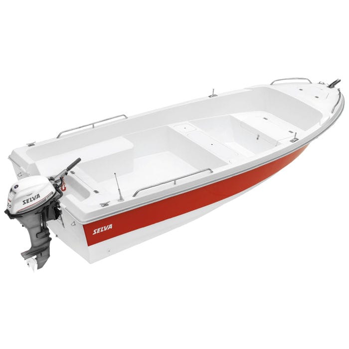 Bote com motor de popa - T.4.8 - Selva Marine - Fiberglass - open / de ...