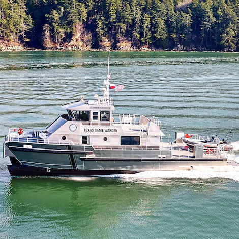 Navio-patrulha - 80′ - All American Marine - catamarã / em alumínio