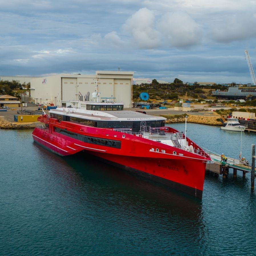 Ferry de passageiros trimarã - QUEEN BEETLE - Austal USA - de alta ...