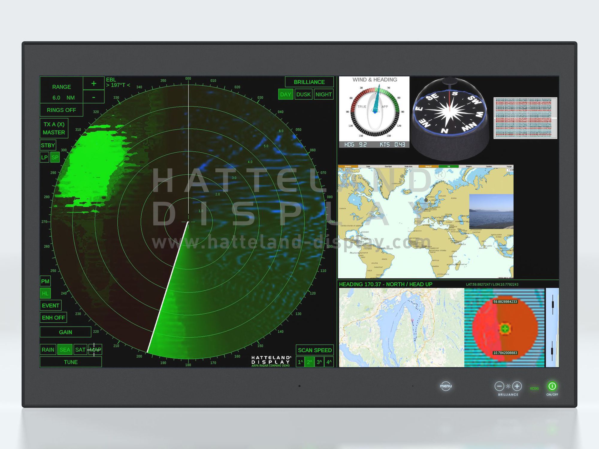 Monitor para navio - HD 32T22 MVD - Hatteland Display AS ...