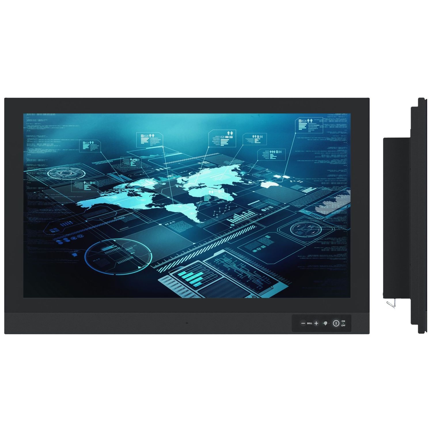 Painel PC para navio - HD 24T30 MxA - Hatteland Display AS - de embutir ...