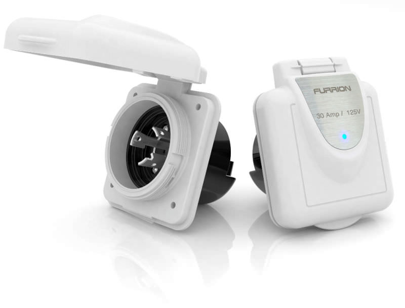 Tomada estanque elétrica para barco - F30INS-PS - Furrion - macho