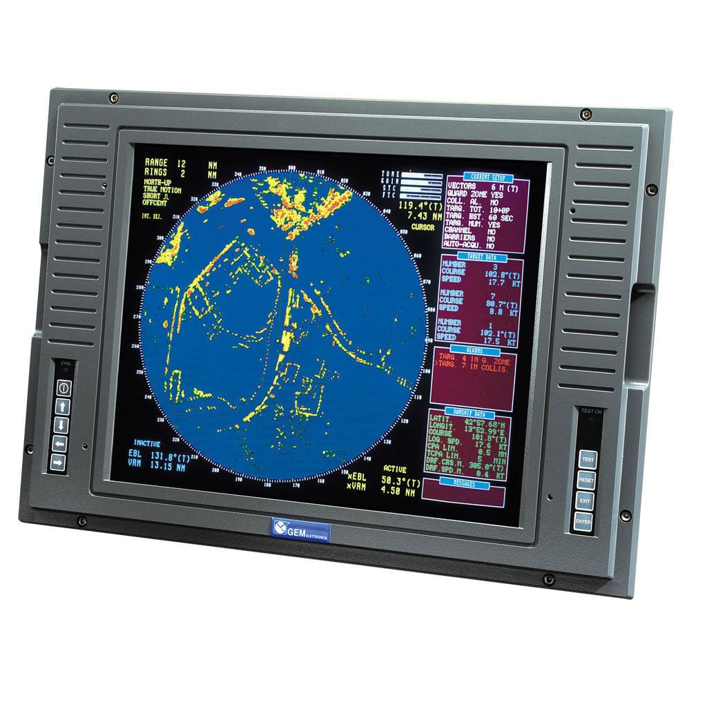 Display para navio - 20 - GEM Elettronica - multifuncional / LCD / TFT