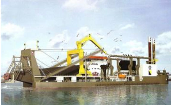 Navio draga de sucção com desagregador - KRIOS - Royal IHC