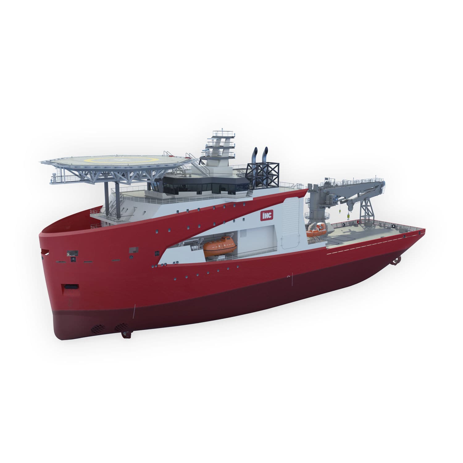 Navio de apoio offshore para a construção - T3000-20 - Royal IHC - de ...