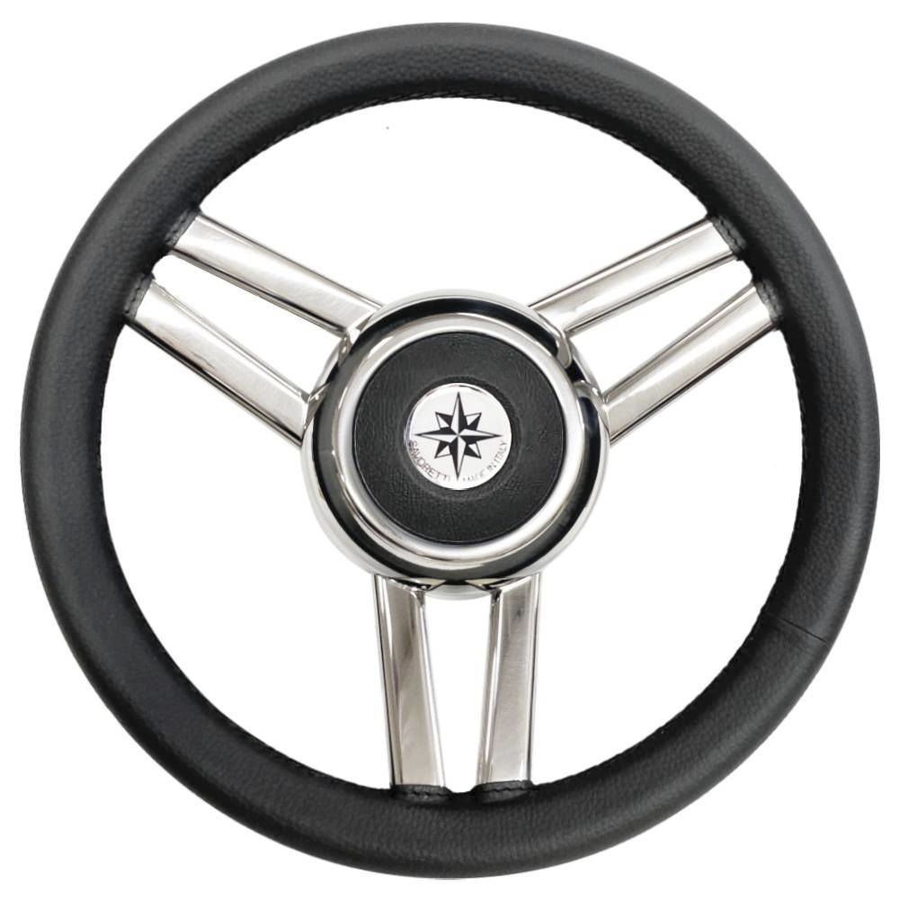 Volante para barco a motor em aço inoxidável - T25P - SAVORETTI ARMANDO ...