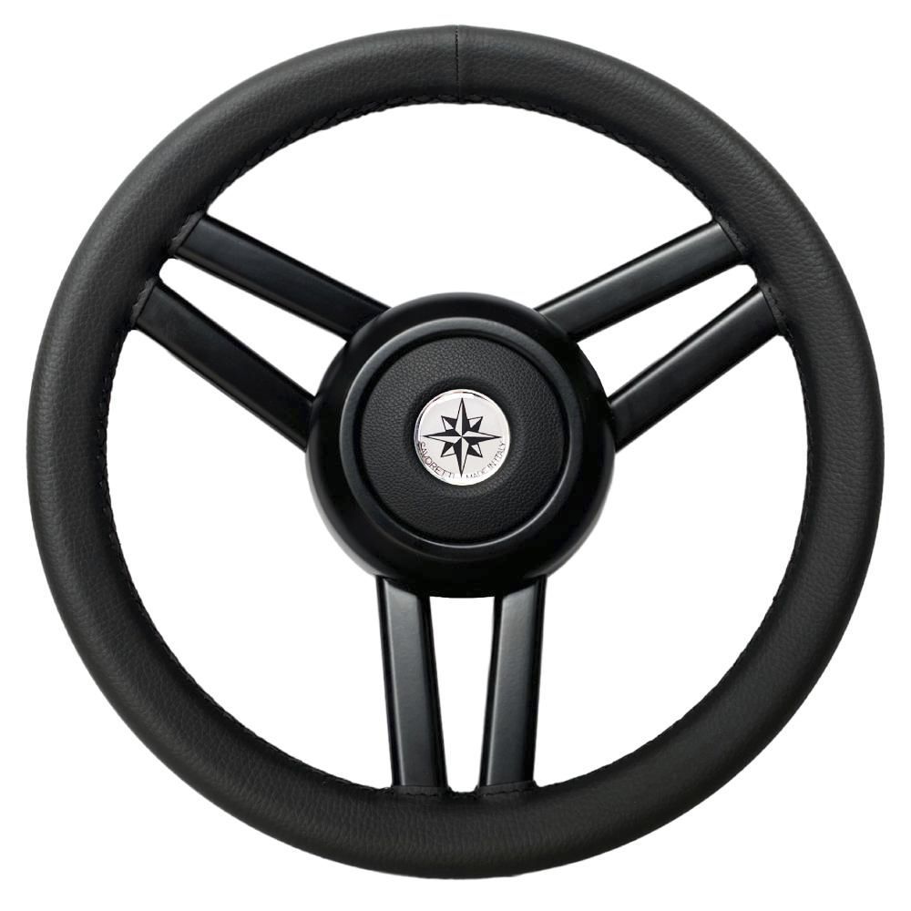 Volante para barco a motor com revestimento de couro - T25 GHOST ...