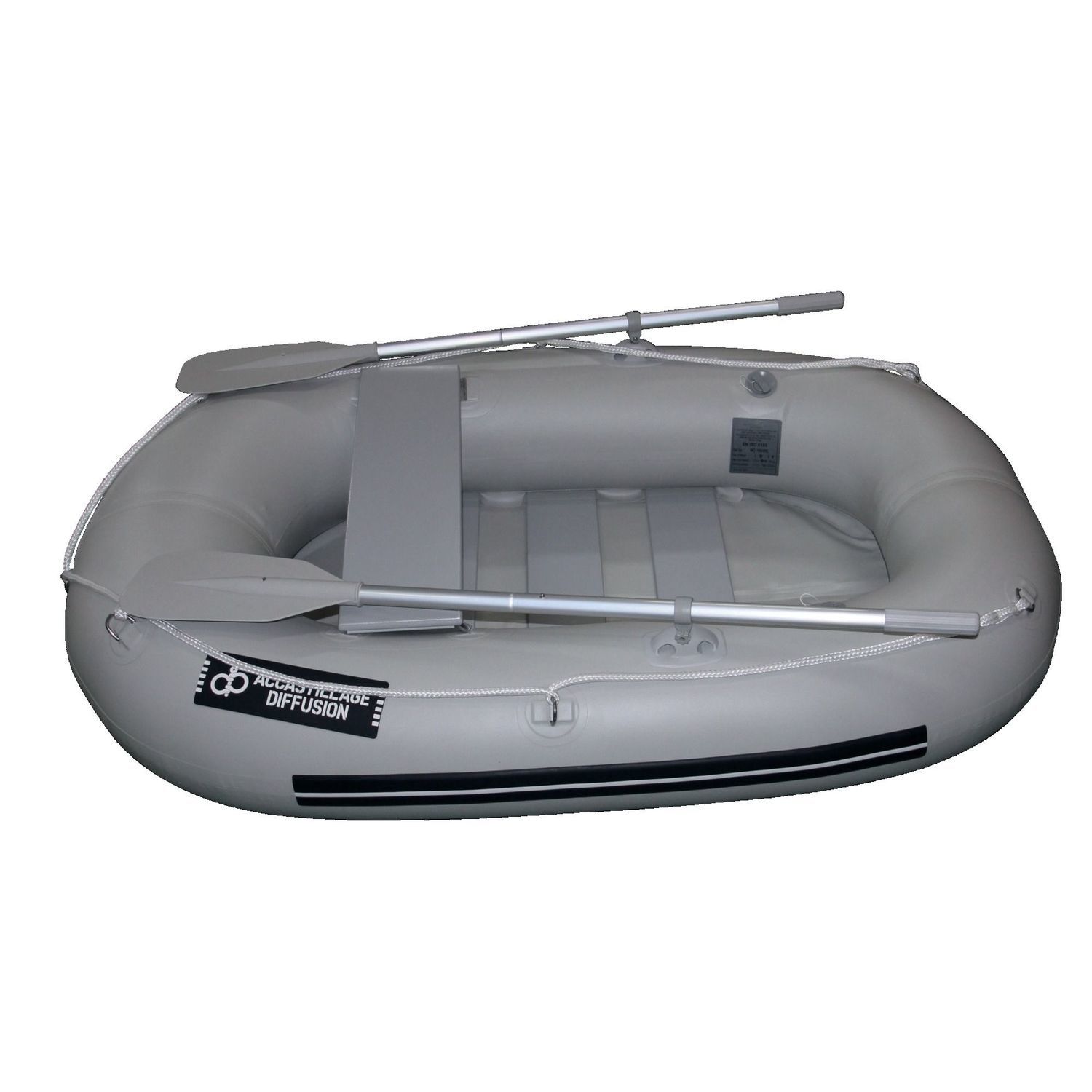 Bote inflável a remo em PVC - CONF-U09180 - AD NAUTIC