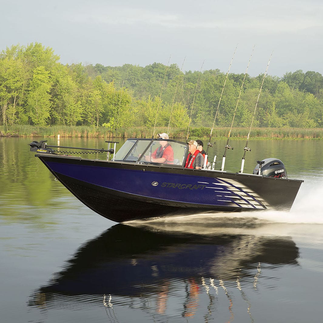 Bay boat com motor de popa - SUPERFISHERMAN 186 - Stardeck by starcraft ...