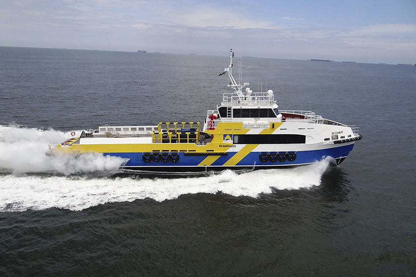 Navio de apoio offshore de abastecimento - BS Camburi - Incat Crowther