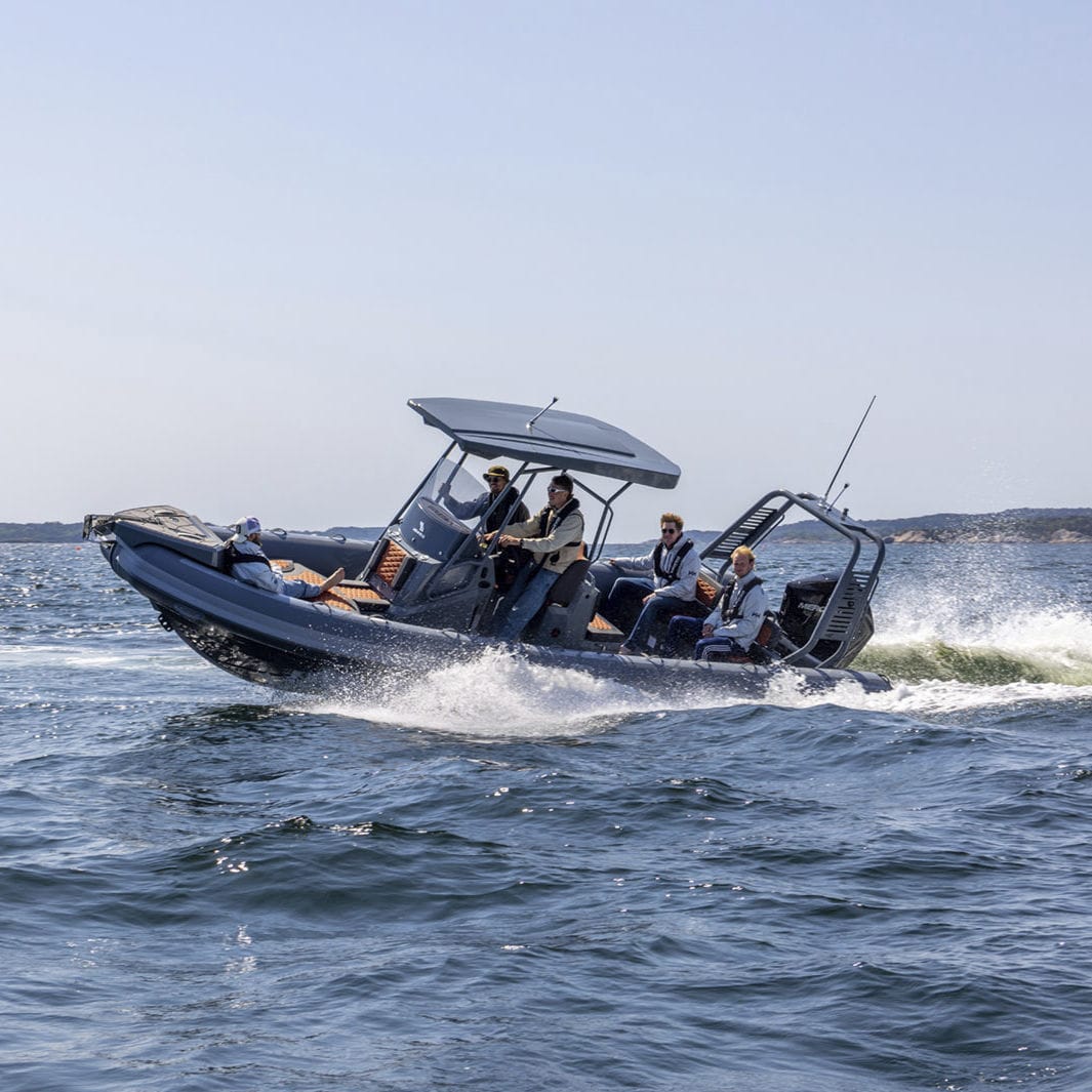 Barco inflável com motor de popa - SP 760 - HIGHFIELD BOATS ...