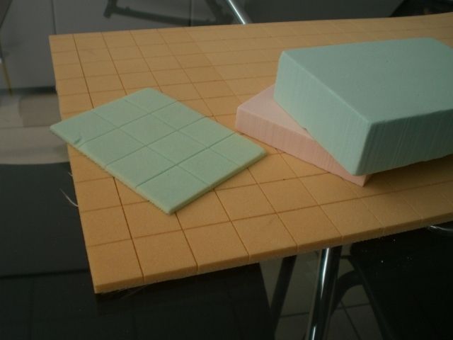 Material de núcleo em espuma de PVC - Angeloni - ranhurado