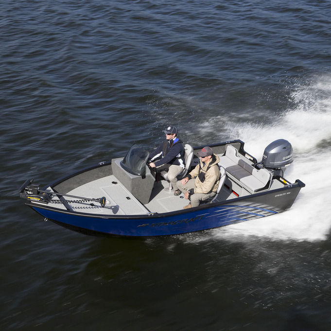 Bay boat com motor de popa - 166 SC - Starcraft - com console lateral ...