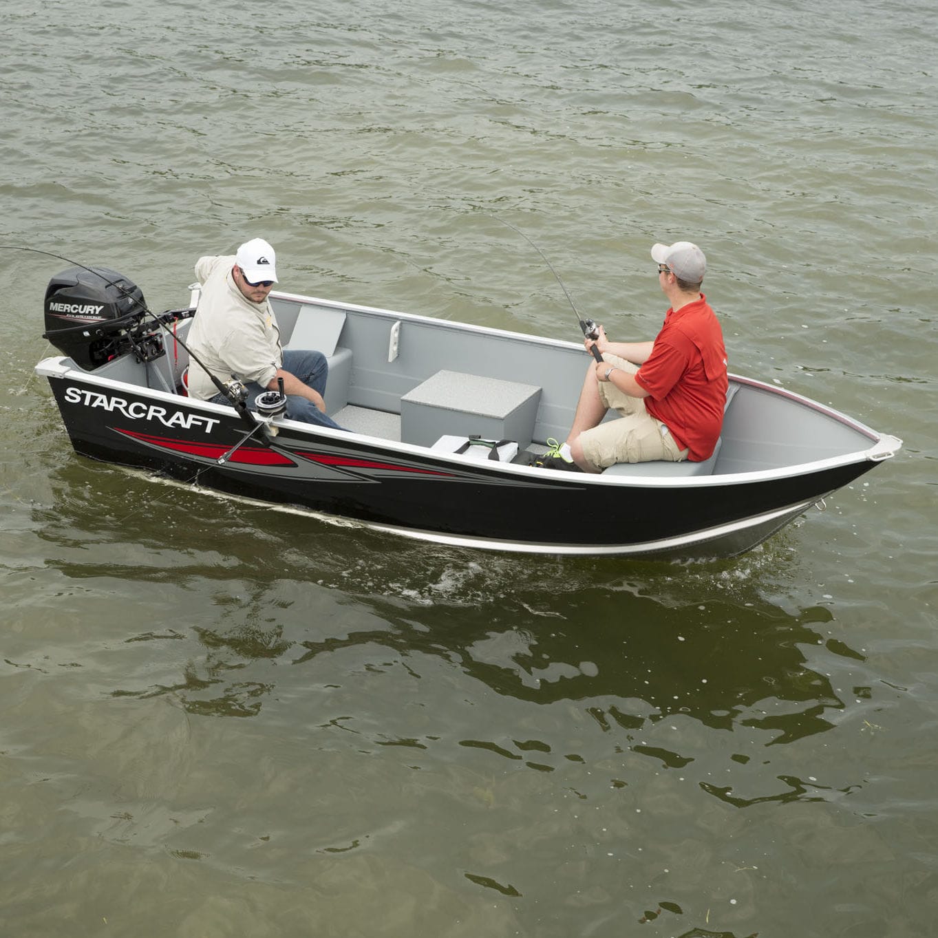 Bote com motor de popa - 13 DLX - Starcraft - de pesca esportiva / máx ...