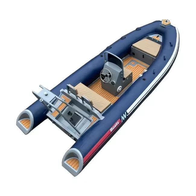 Barco inflável com motor de popa - 480 - MerVista Boat - semirrígido ...