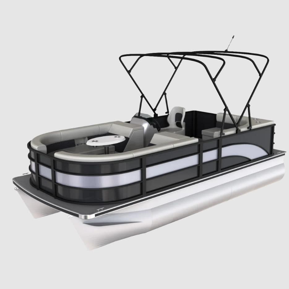 Pontoon boat com motor de popa - 580 AL - Driftmark Marine - open / com ...