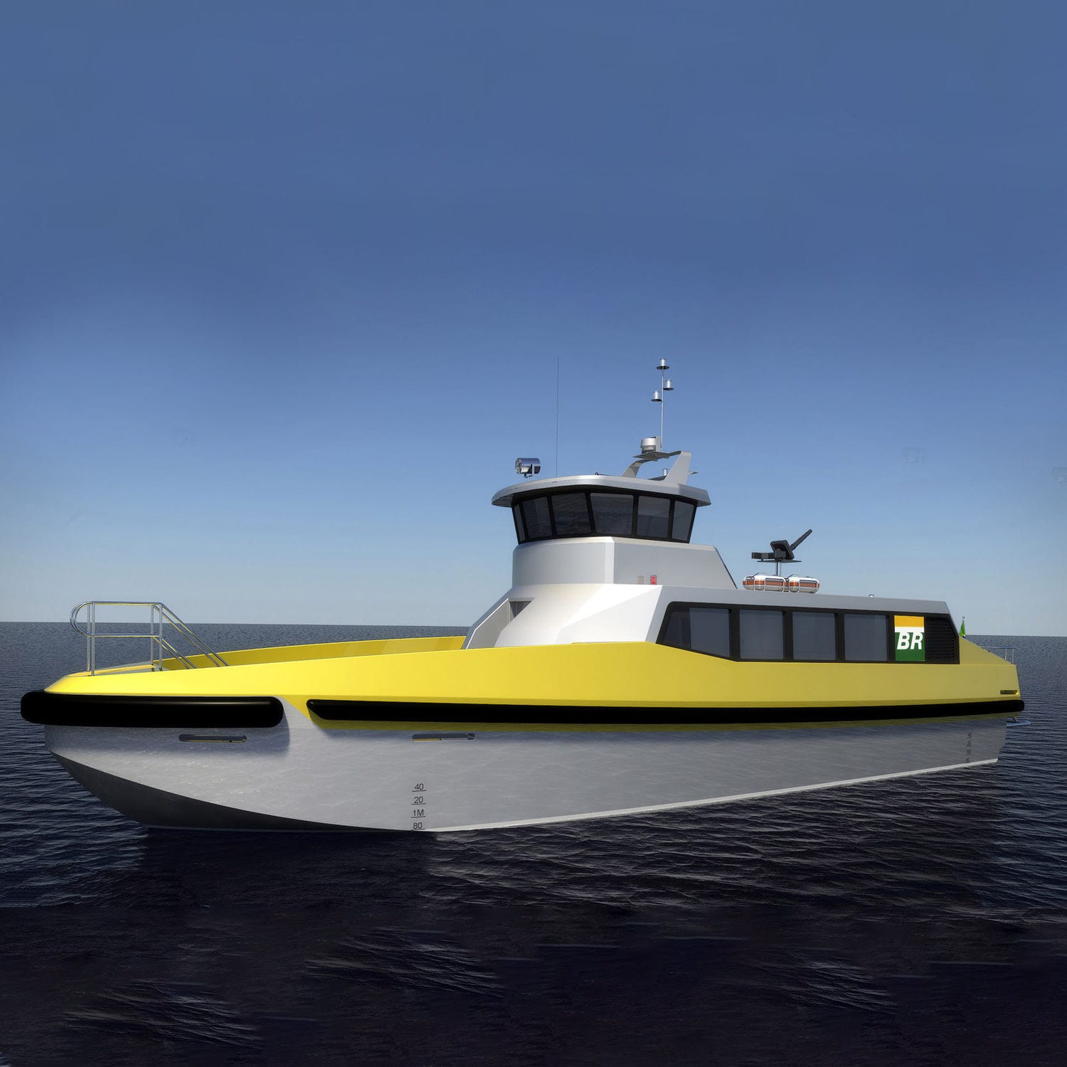 Barco profissional barco para transporte de tripulação - 2300 CTV ...