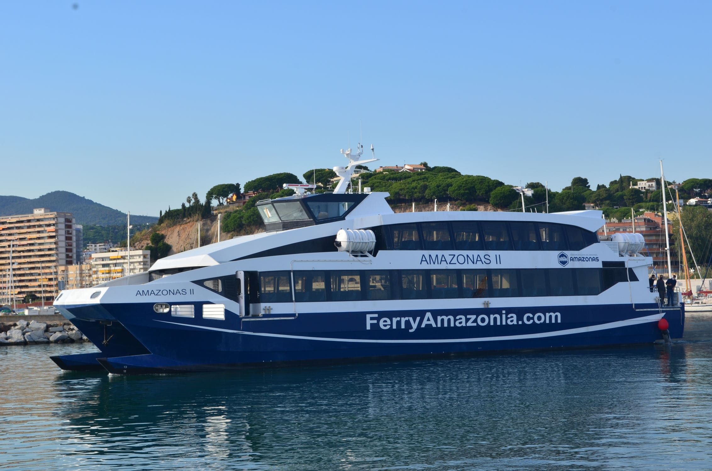 Ferry de passageiros catamarã - FERRY AMAZONAS II - Drassanes Dalmau, S.A