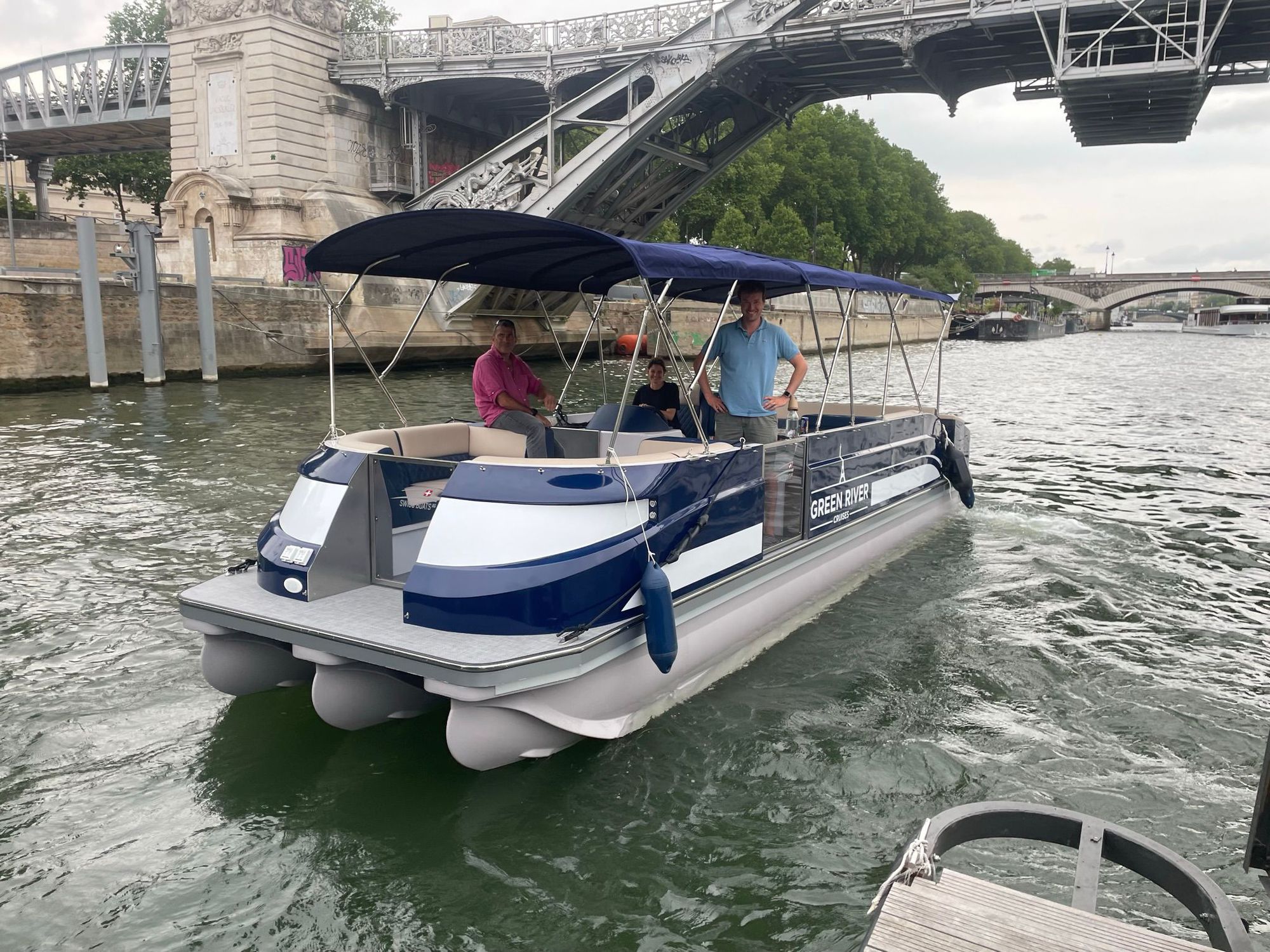 Pontoon boat multicasco - Funlounger 8.5 - Swiss-Boats AG - com motor ...