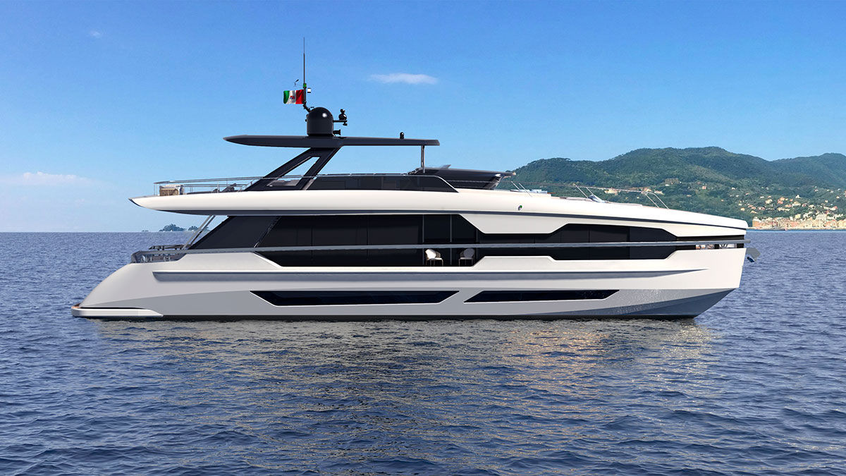 Iate a motor de cruzeiro - 950 - PERMARE SRL - clássico / com flybridge ...