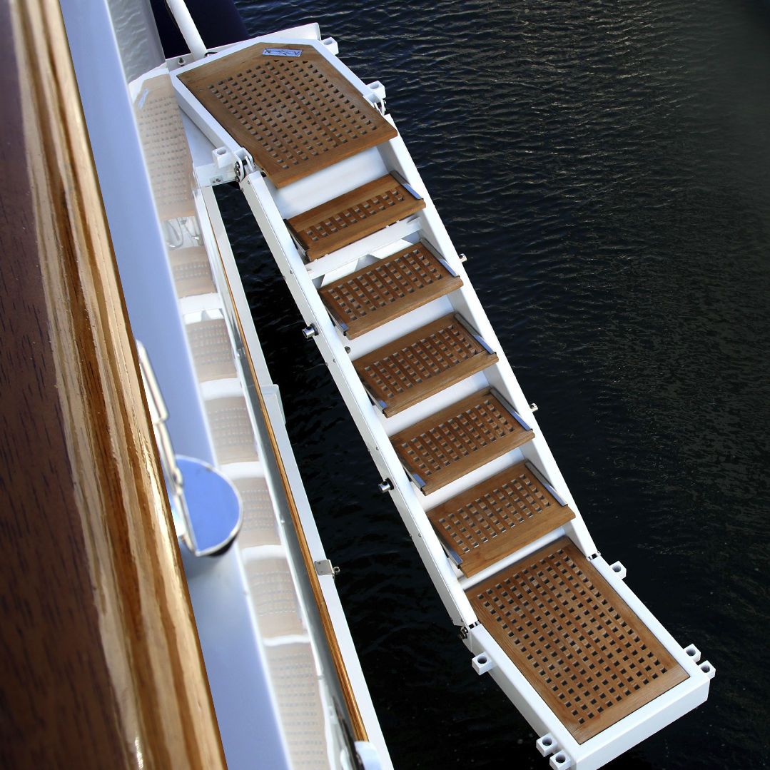 Escada para barco - NV | SuperYacht Accessories - para iate / lateral ...