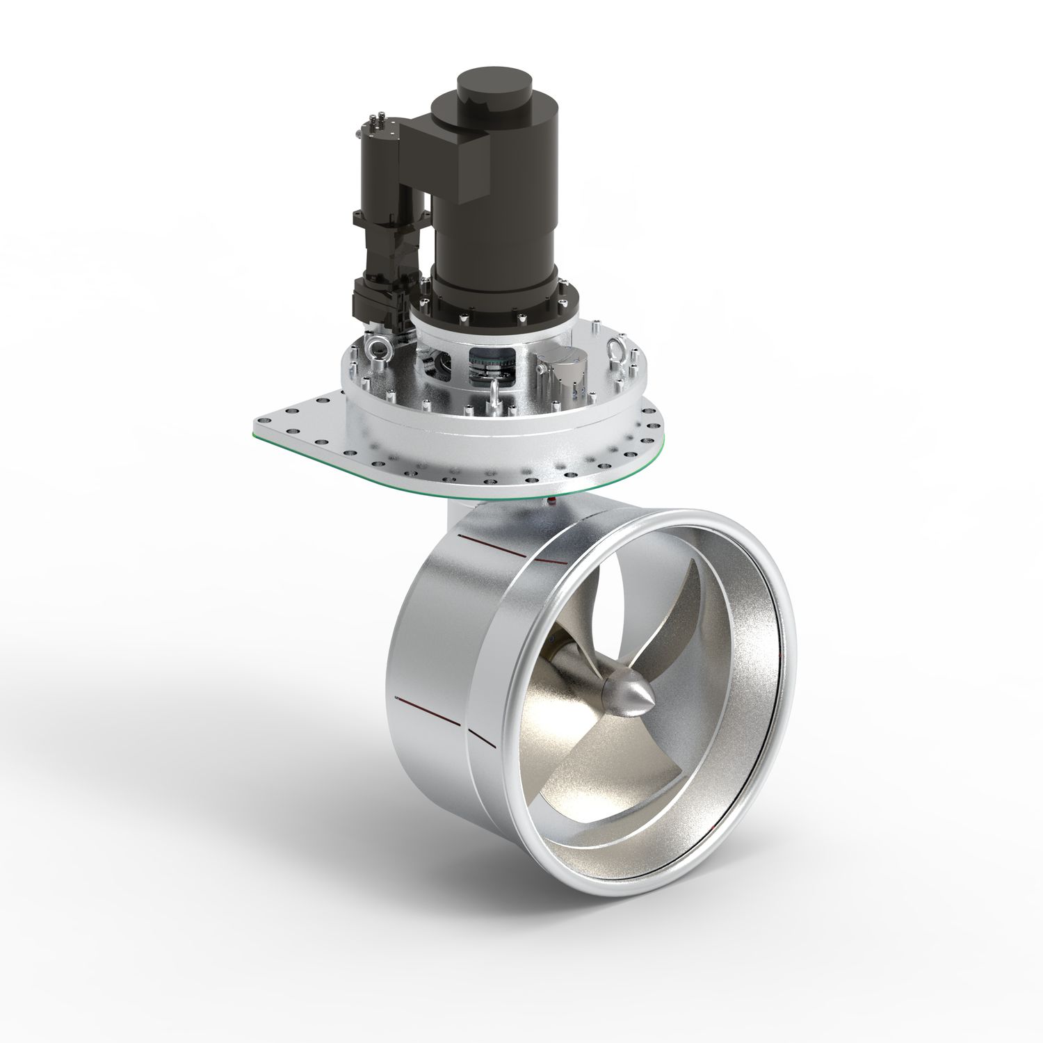 Propulsor azimutal - Poseidon Propulsion - de proa / tipo túnel / para ...