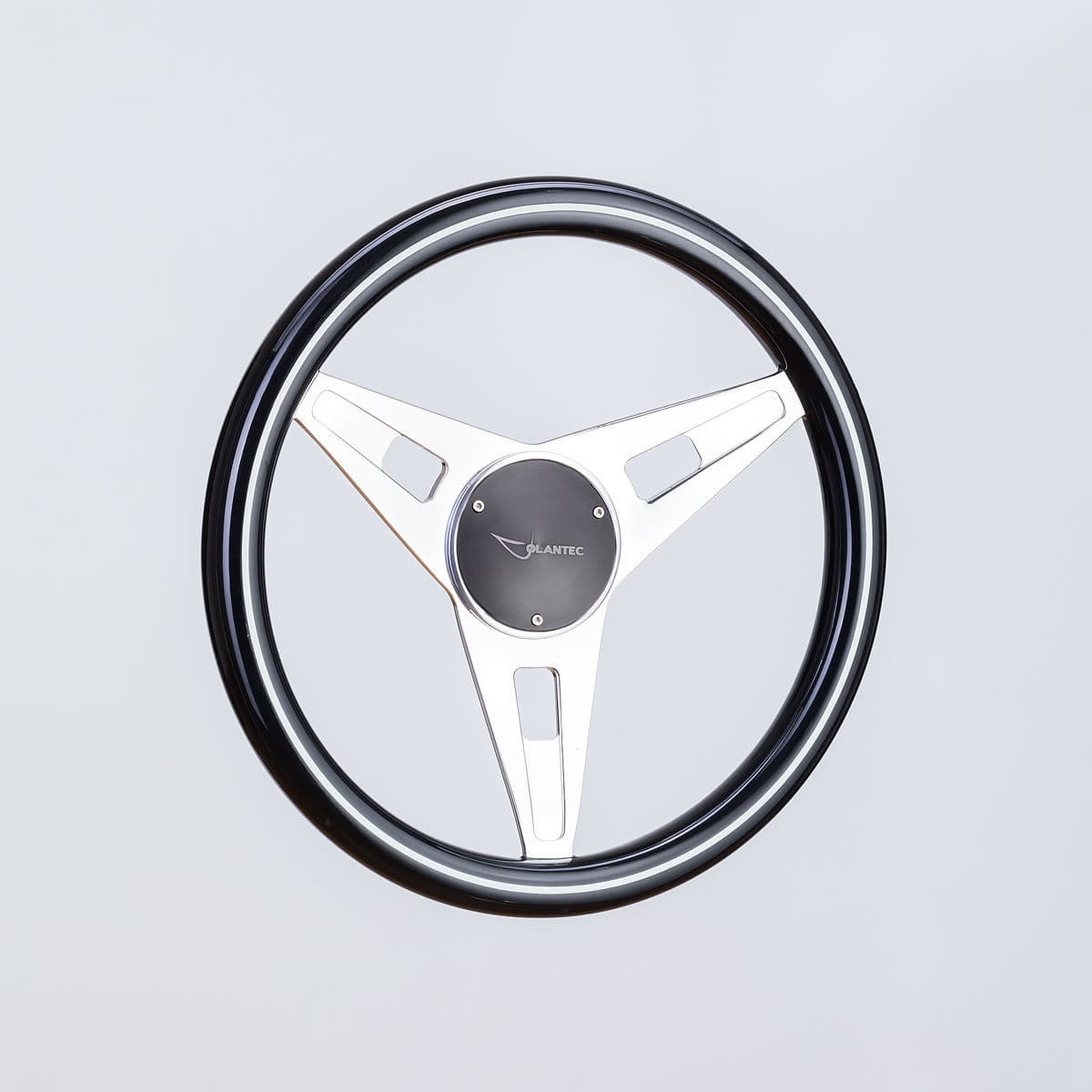 Volante para barco a motor em alumínio - SW0043 pol/mah-blk - Volantec ...