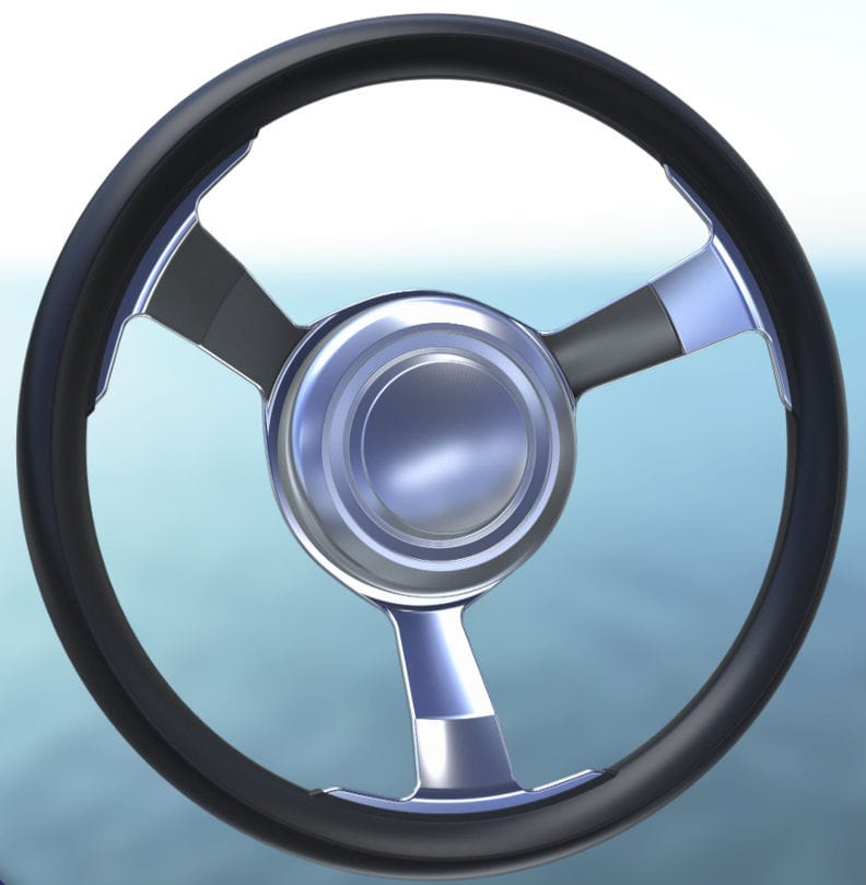 Volante para barco a motor revestido de poliuretano - SW02410i ...