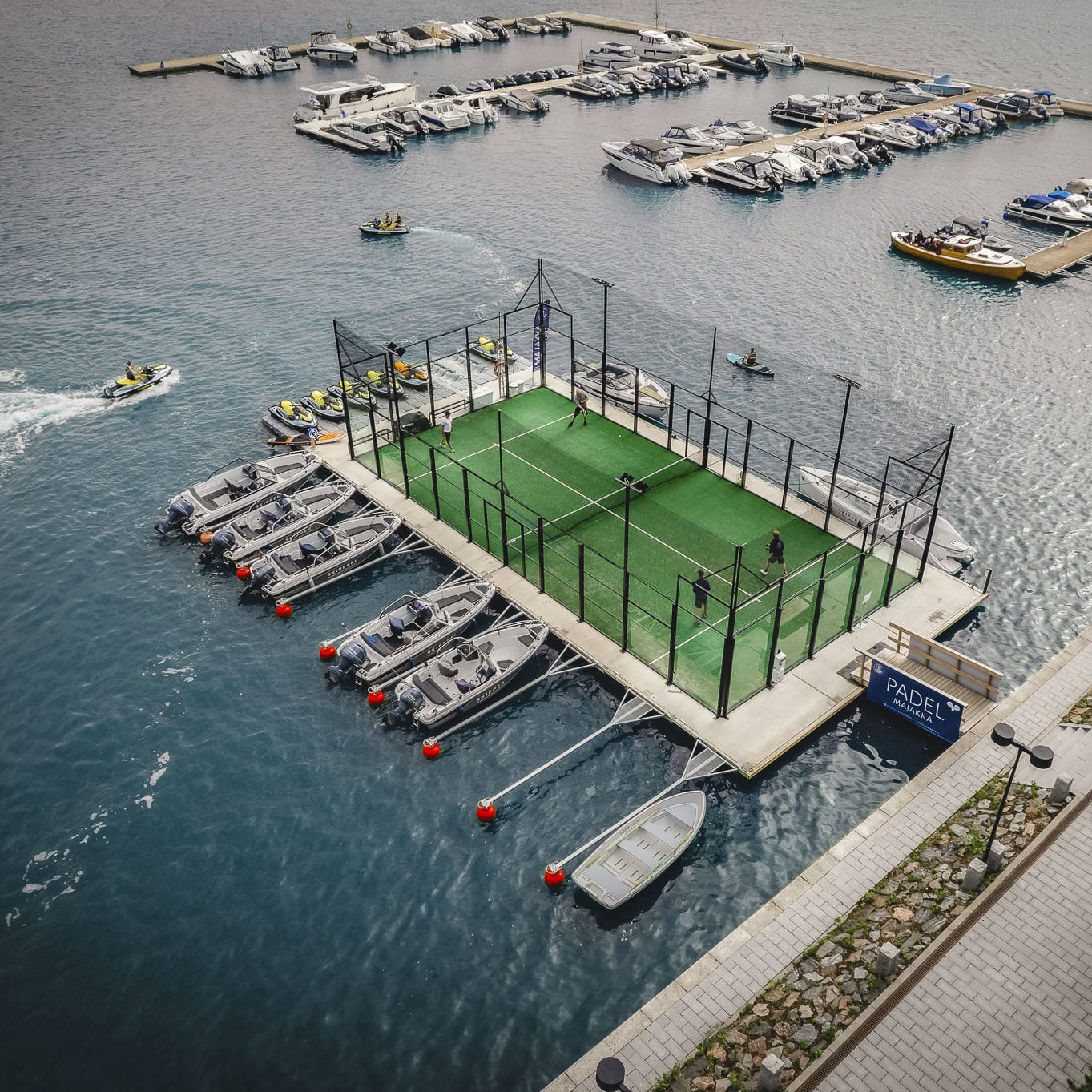 Plataforma flutuante - BLUET FLOATING SOLUTIONS - para marina / modular ...