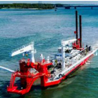 Navio draga de sucção com desagregador - EMBARKA 11 - Royal IHC