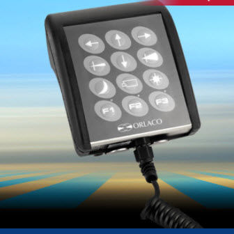 Controlador para navio - keyboard handheld serial - Orlaco