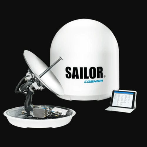 Antena de satélite - SAILOR 600 VSAT Ka - Cobham - VSAT / Satcom / de ...