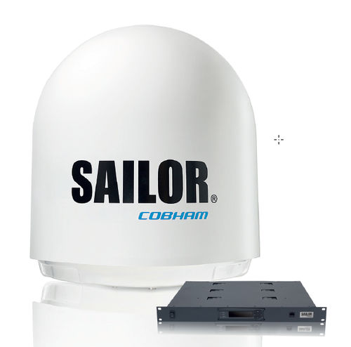 Antena VSAT - SAILOR 800 - Cobham - Satcom / Banda Ku / para barco
